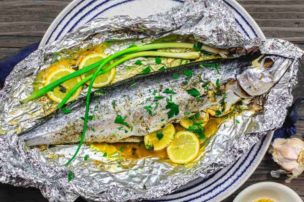 Oven Roasted Spanish Mackerel Recipe | The Mediterranean Dish