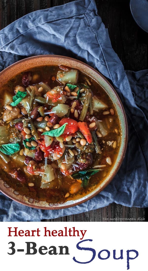 Three Bean Soup Recipe | The Mediterranean Dish