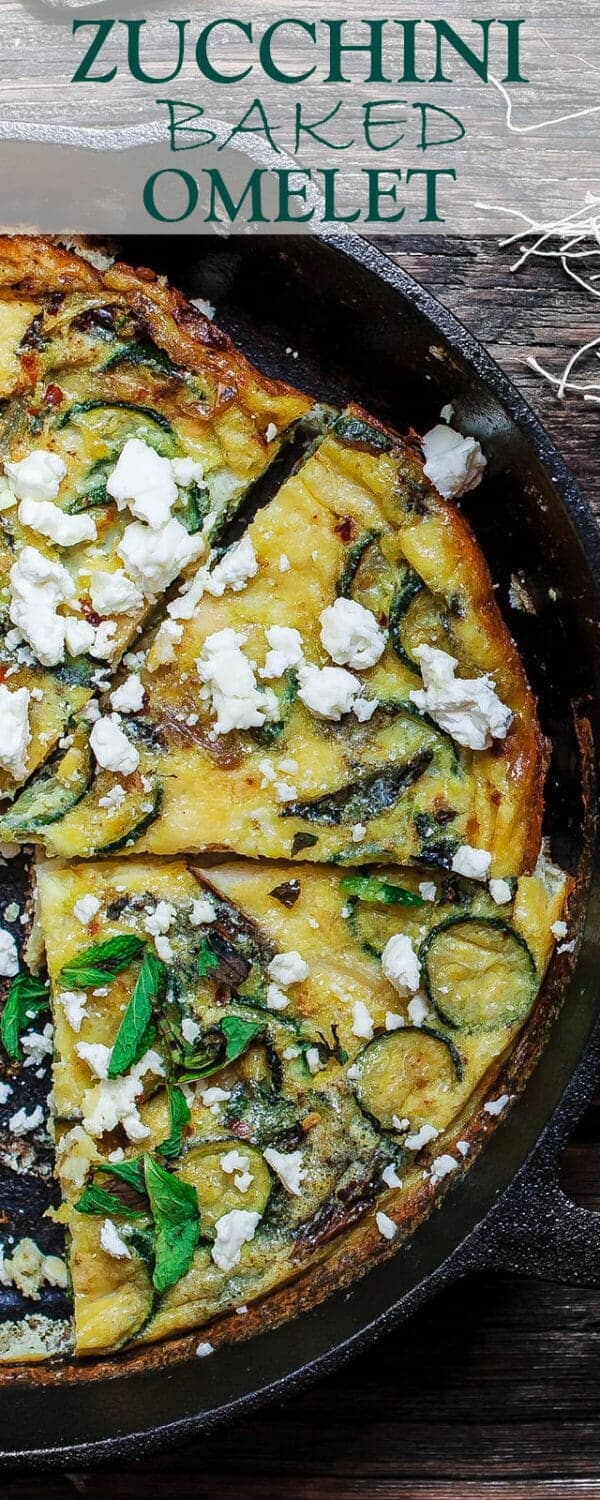 Middle Eastern Zucchini Baked Omelet (Eggah bi Kousa) | The ...