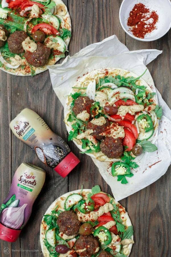 Baked Kofta Pita Sandwich, Turkish Style - The Mediterranean Dish