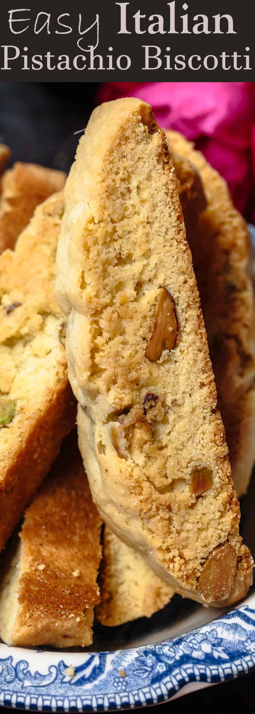 Easy Biscotti Recipe with Pistachios and Cardamom | The Mediterranean Dish