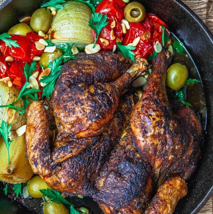 Crispy Spatchcock Chicken Recipe - How to Spatchcock a Chicken| The ...