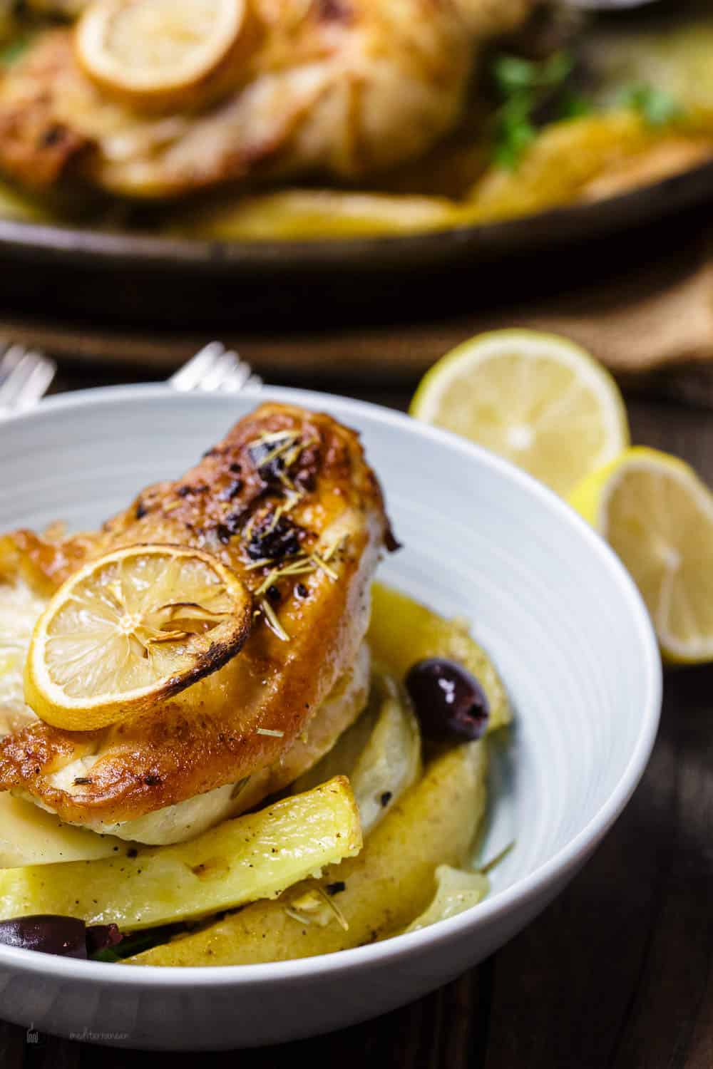 Greek Chicken and Potato Dinner | The Mediterranean Dish