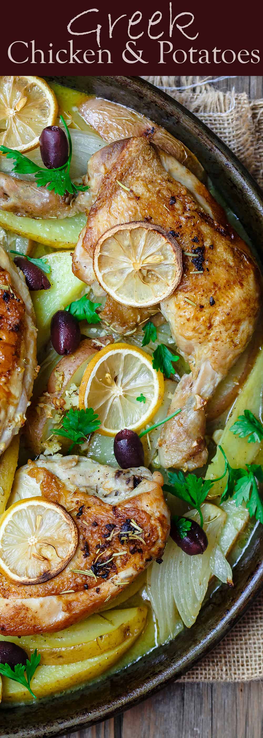 Greek Chicken and Potato Dinner | The Mediterranean Dish