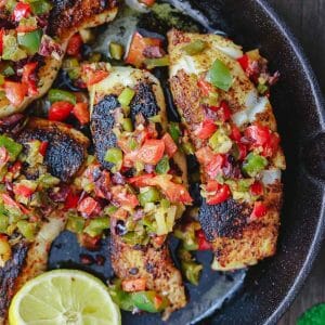 15-Minute Mediterranean Sea Bass Recipe (Easy and Healthy)