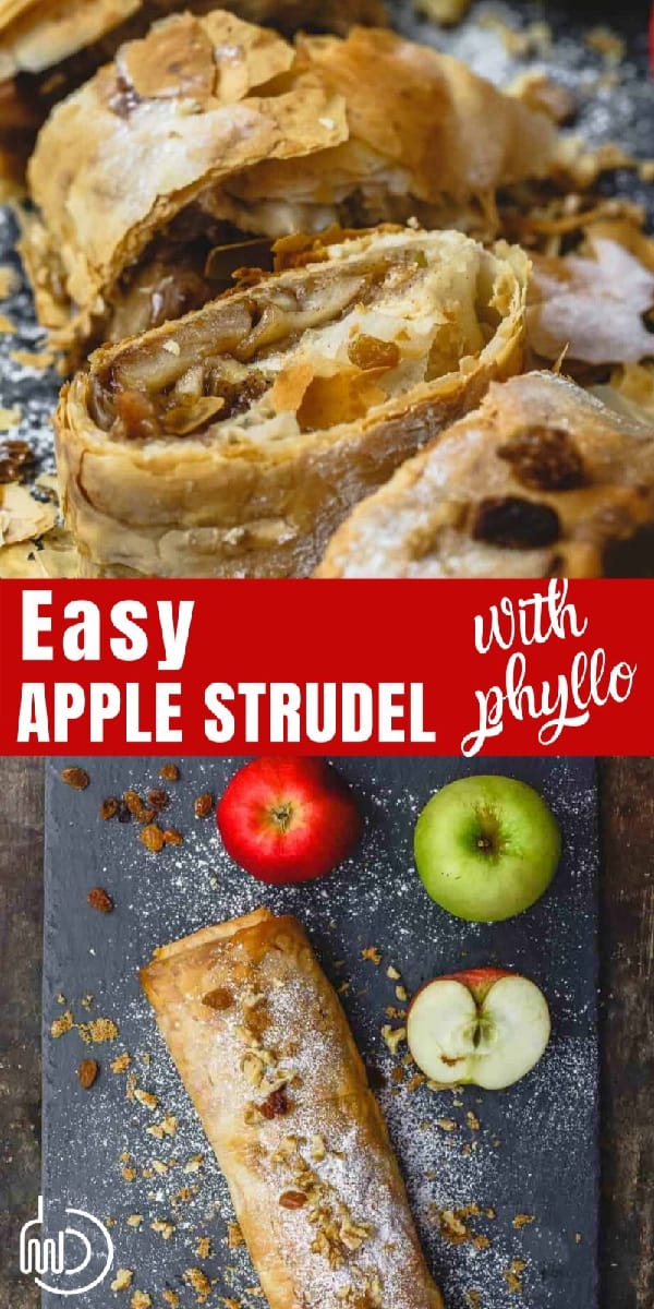 Darn Easy Apple Strudel Recipe (Crispy Crust!) | The Mediterranean Dish