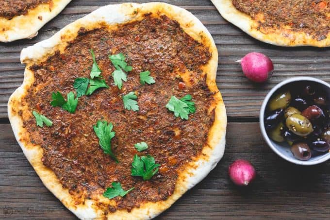 Easy Lahmacun Recipe (Turkish Pizza) | The Mediterranean Dish