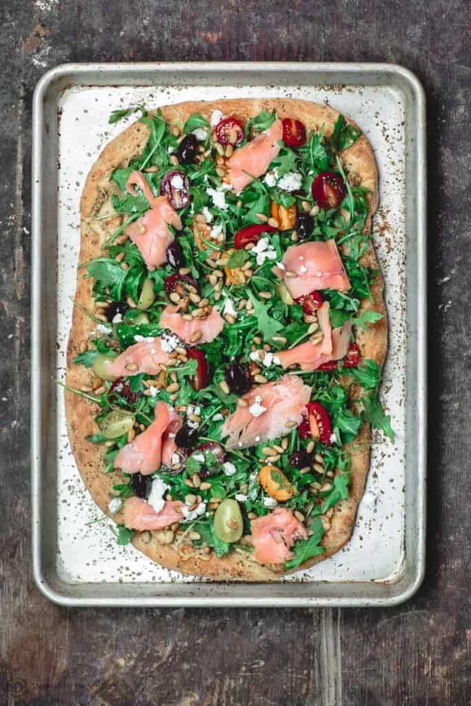 Easy Mediterranean Flatbread Recipe | The Mediterranean Dish