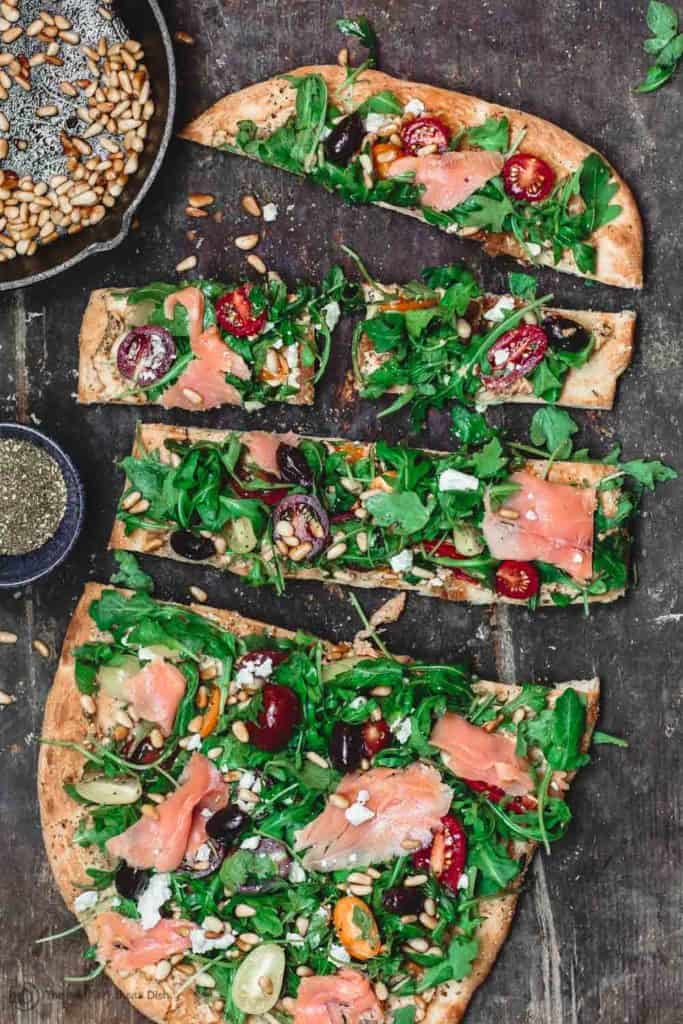 Easy Mediterranean Flatbread Recipe | The Mediterranean Dish