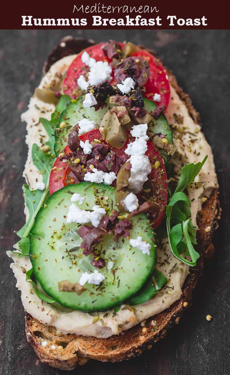 Mediterranean-Style Breakfast Toast | The Mediterranean Dish