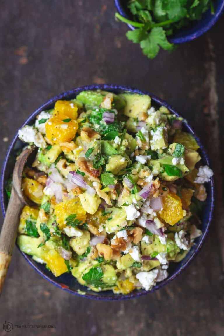 10-Minute Avocado Salsa (Chunky Avocado Dip) | The Mediterranean Dish