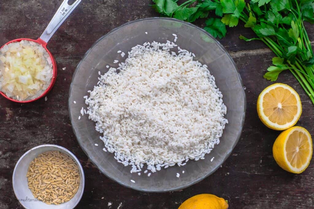 Greek Lemon Rice Recipe - The Mediterranean Dish