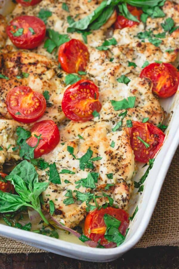 Juiciest Baked Italian Chicken