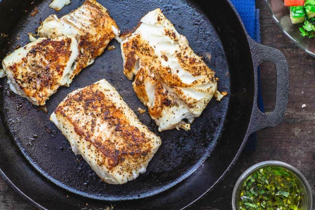 Grilled Cod Recipe, Gyro-Style - The Mediterranean Dish