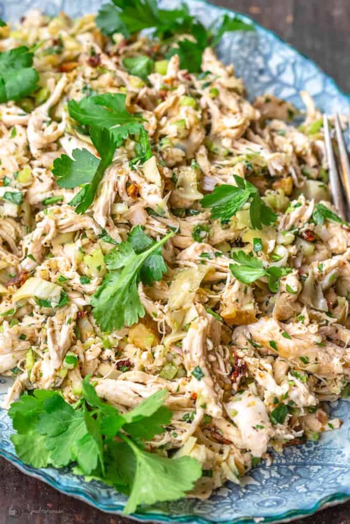 Healthy Chicken Salad Recipe | The Mediterranean Dish