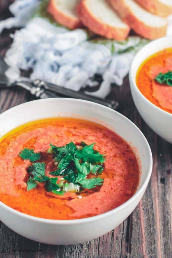 10-Minute Gazpacho Recipe - How to Make Gazpacho| The Mediterranean Dish