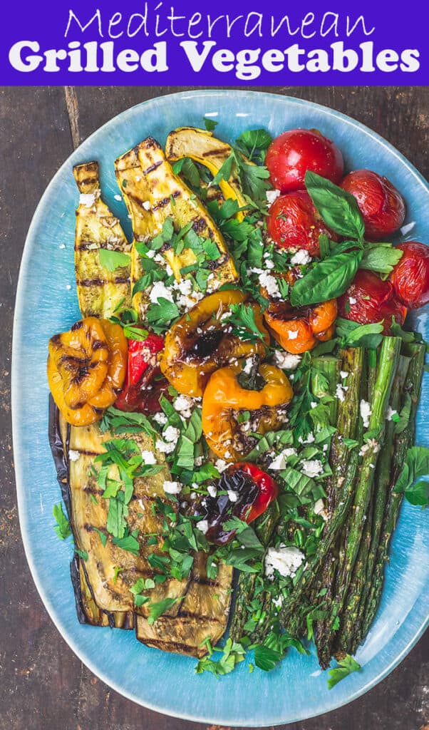 Easy Mediterranean Grilled Vegetables | The Mediterranean Dish