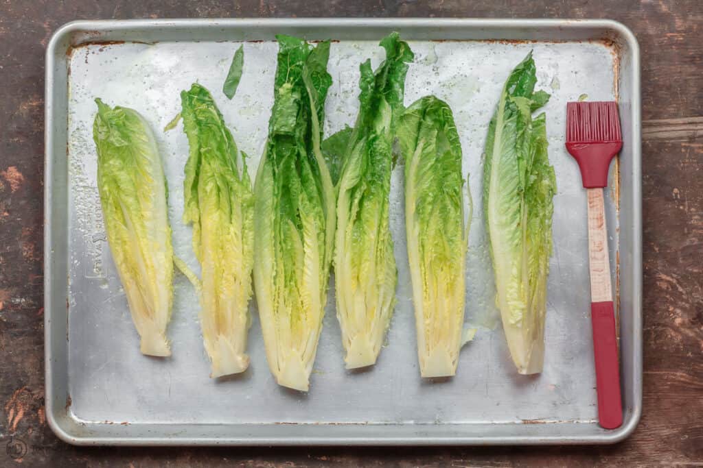 Grilled Romaine Salad | The Mediterranean Dish