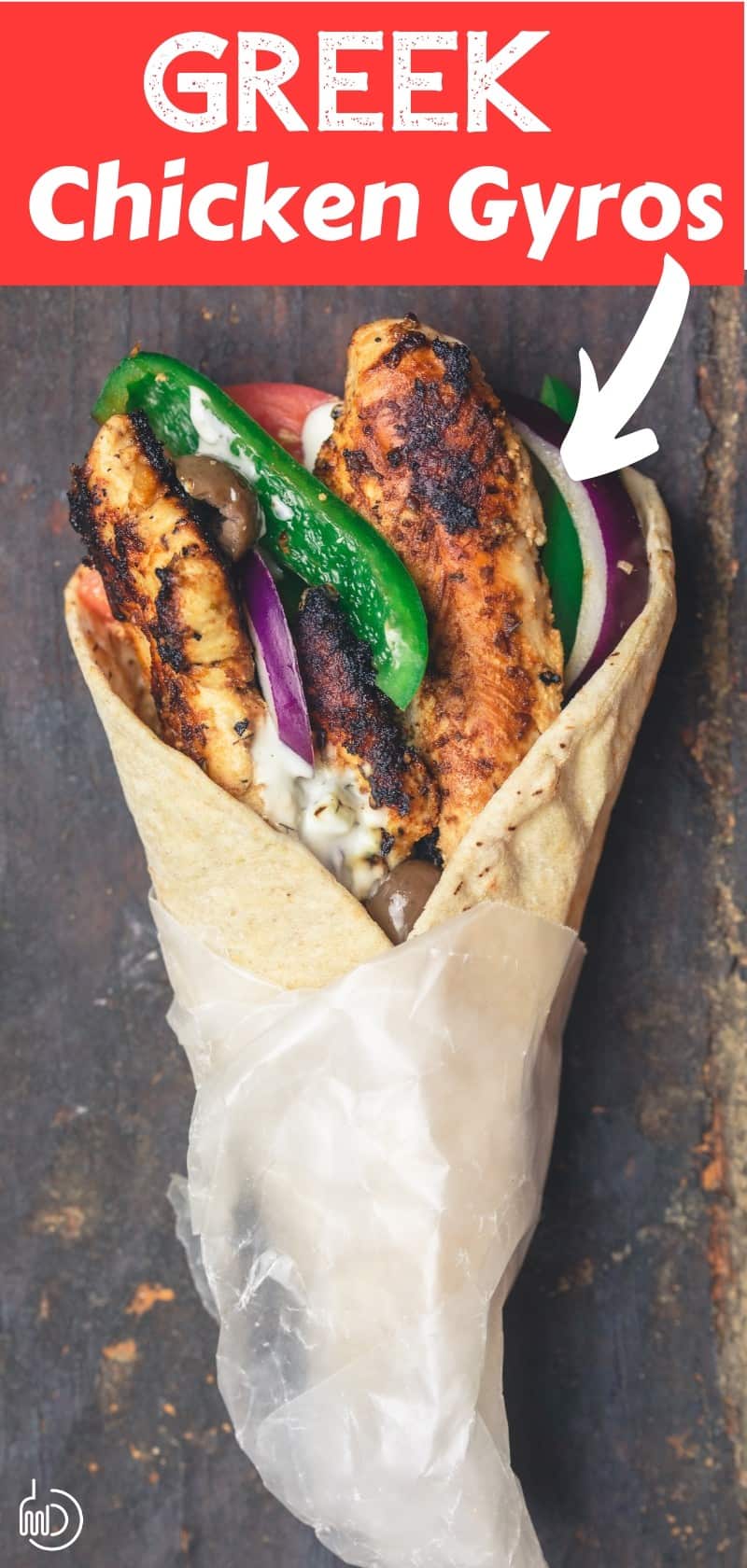 Homemade Greek Chicken Gyro Recipe - The Mediterranean Dish