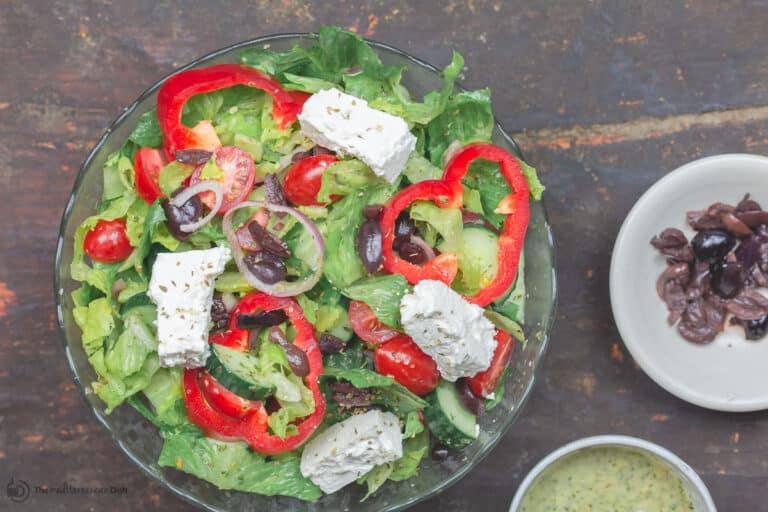 Greek Salmon Salad Recipe | The Mediterranean Dish