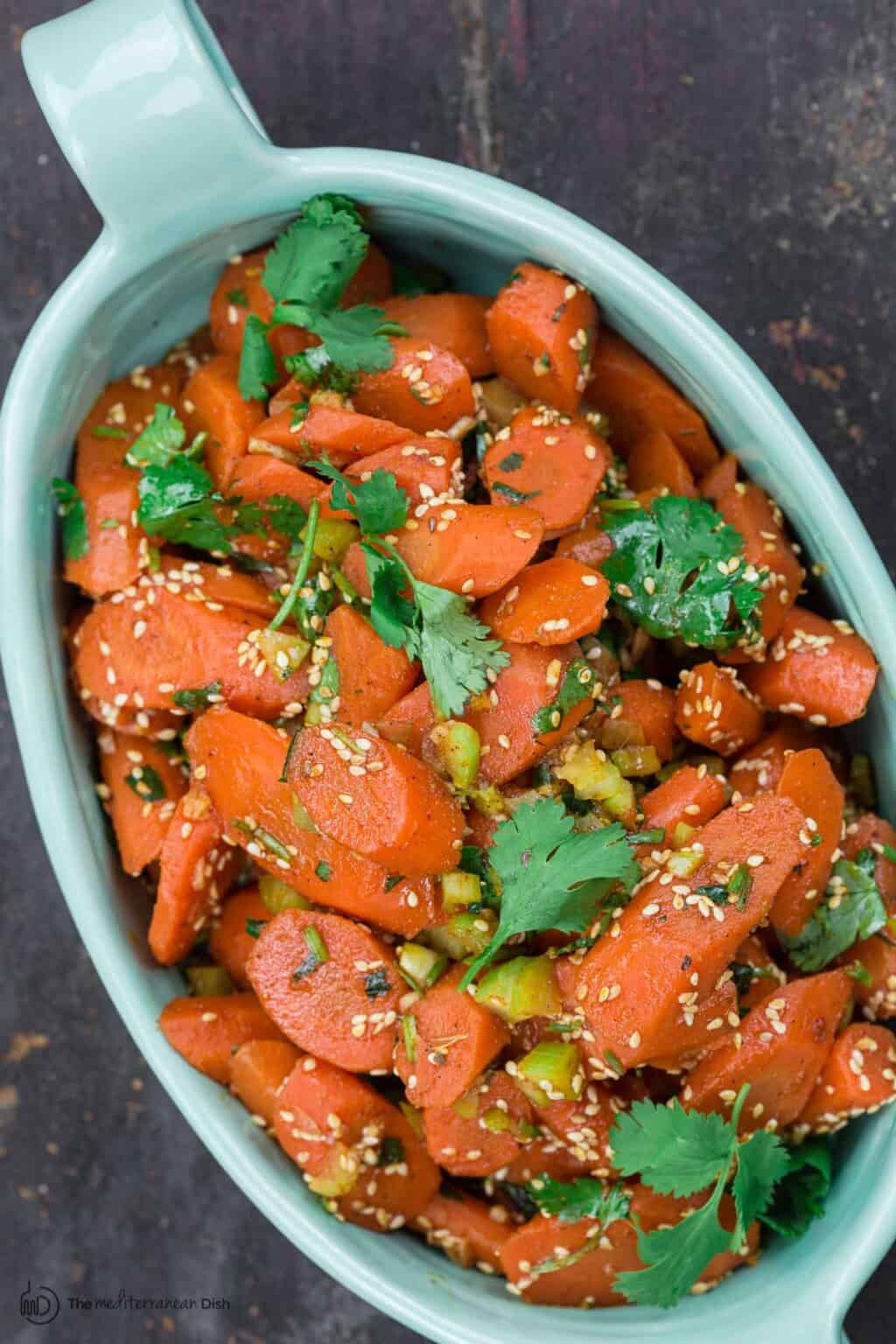 Moroccan Carrot Salad | The Mediterranean Dish