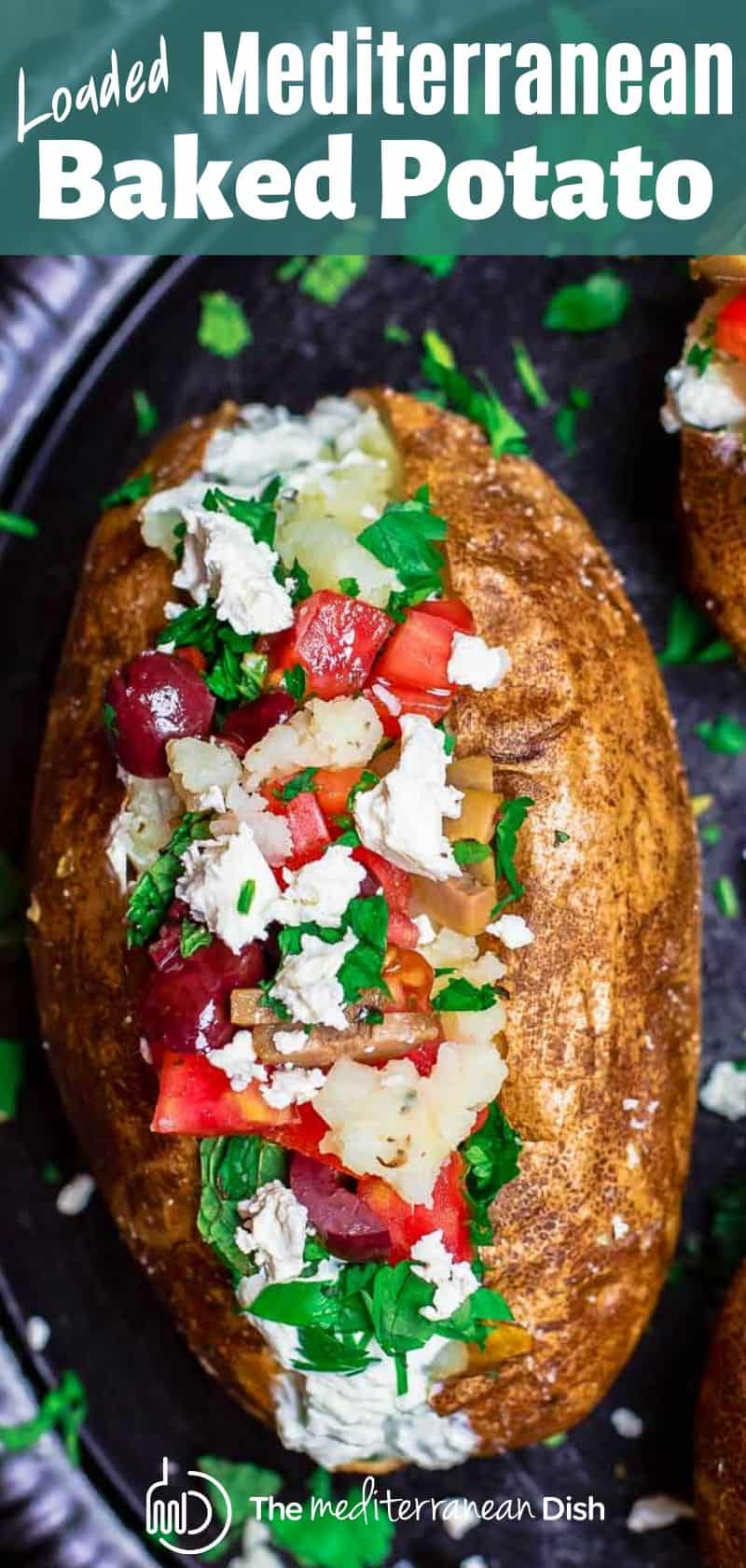 Loaded Baked Potato, Mediterranean-style | The Mediterranean Dish