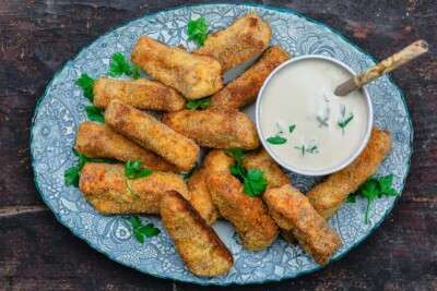 Crispy Homemade Fish Sticks - The Mediterranean Dish