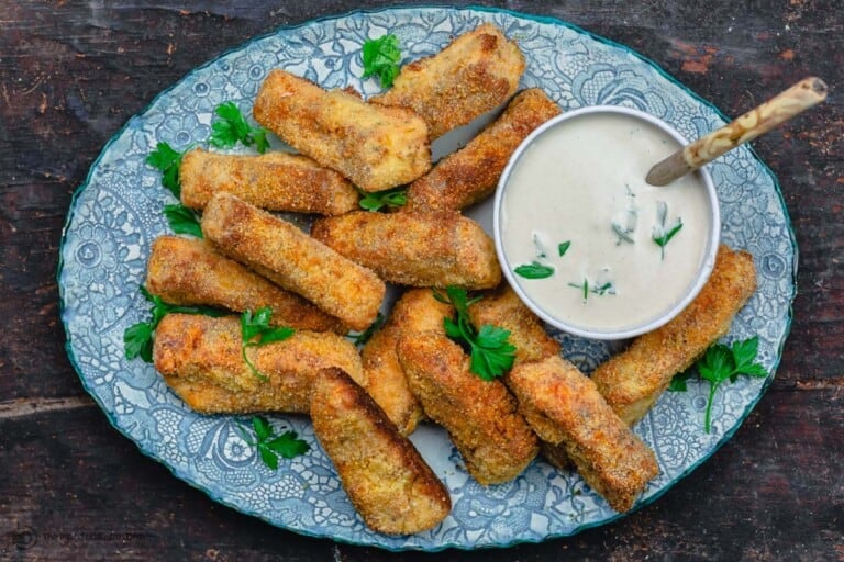 Crispy Homemade Fish Sticks - The Mediterranean Dish