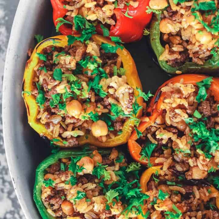 Grilled Stuffed Peppers Recipe | The Mediterranean Dish
