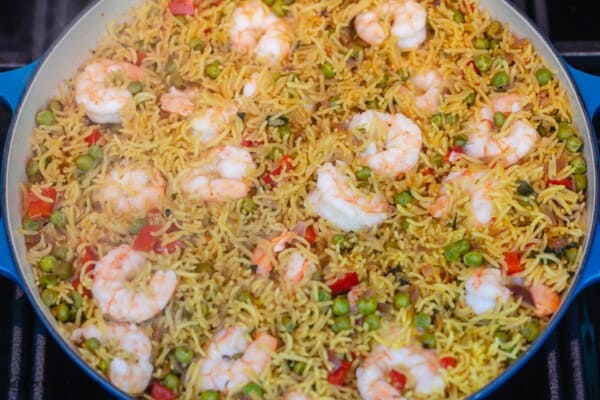 One Pan Shrimp and Rice (Healthy & Delicious) | The Mediterranean Dish