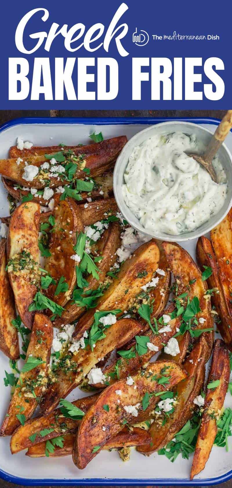 Crispy Greek Oven Fries | The Mediterranean Dish