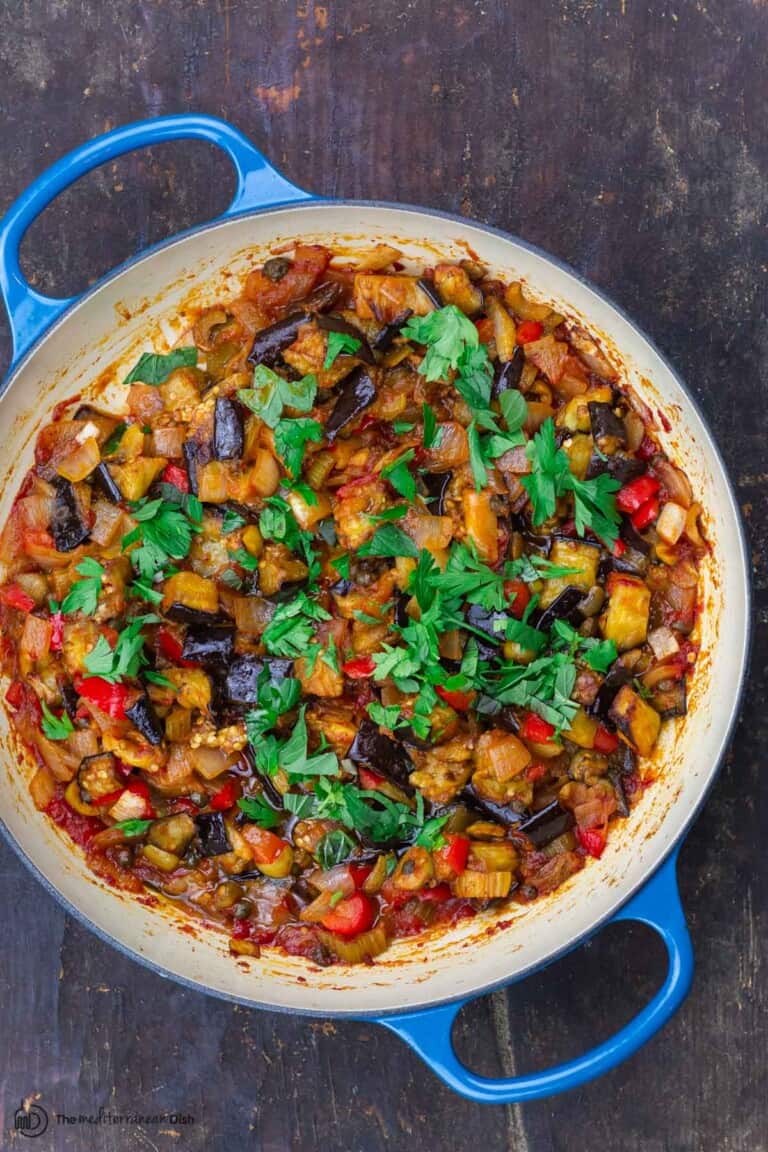 Easy Caponata Recipe, Sicilian-Style | The Mediterranean Dish