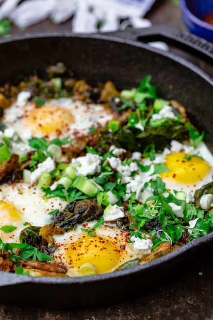 Easy Green Shakshuka Recipe | The Mediterranean Dish