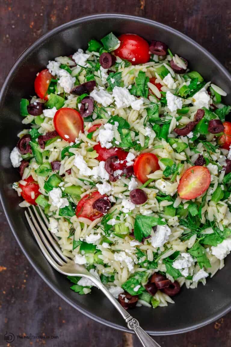 Easy Mediterranean Orzo Salad | The Mediterranean Dish