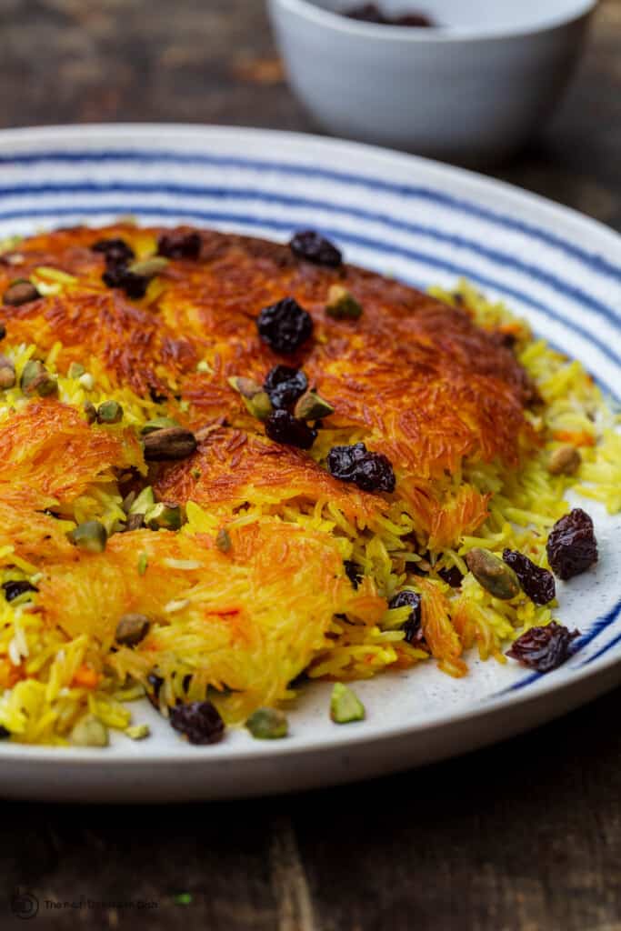 Persian Rice Tahdig-How to Make Tahdig | The Mediterranean Dish