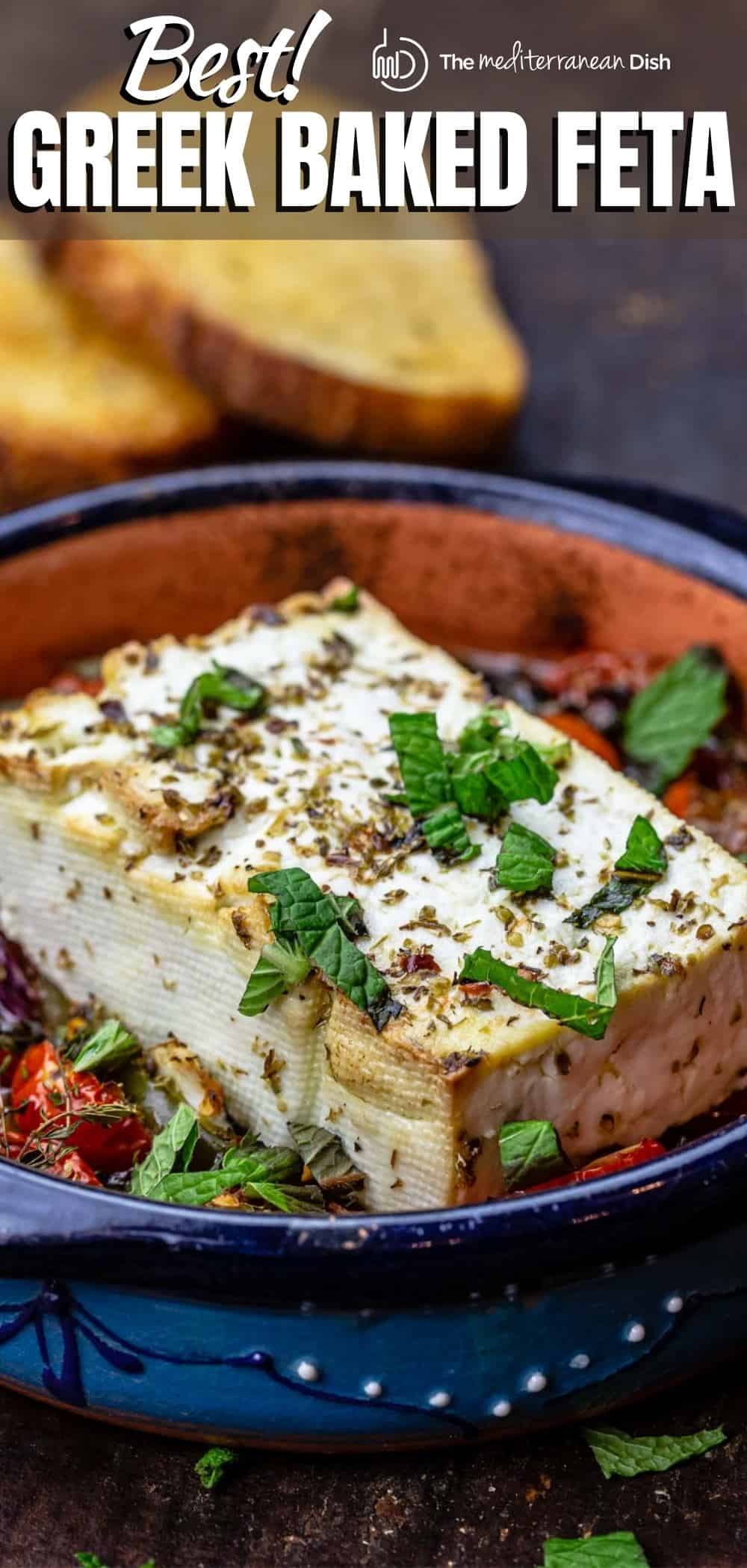 Easy Greek Baked Feta Recipe | The Mediterranean Dish