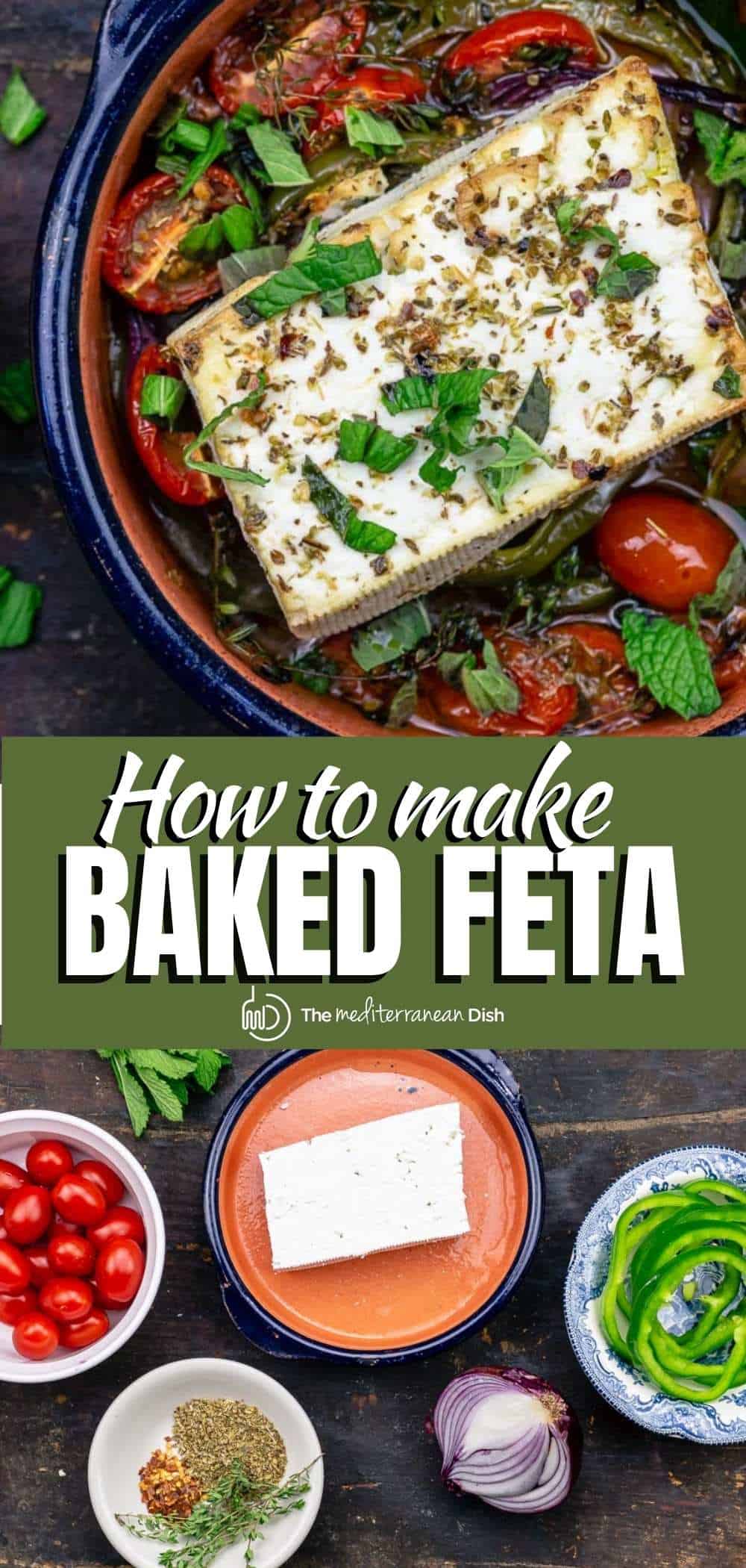 Easy Greek Baked Feta Recipe | The Mediterranean Dish
