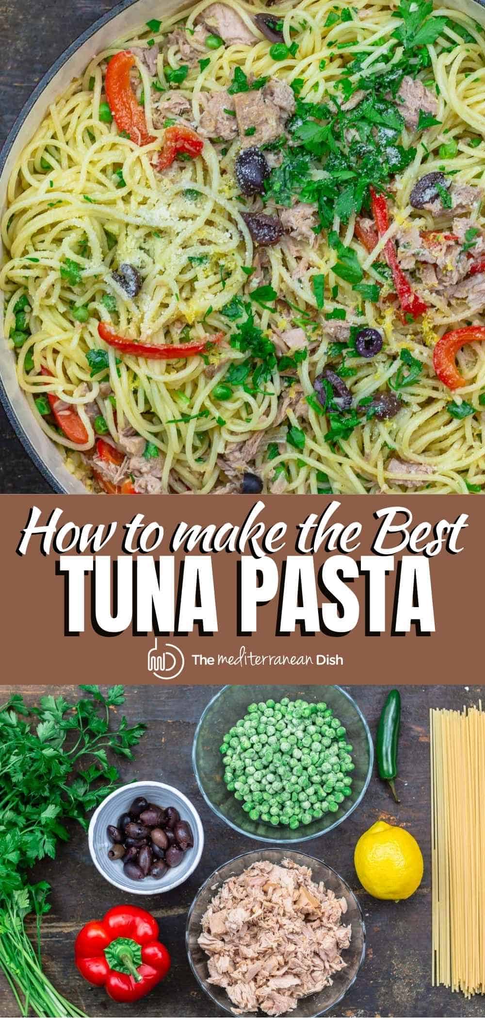Quick Tuna Pasta, Mediterranean-Style | The Mediterranean Dish