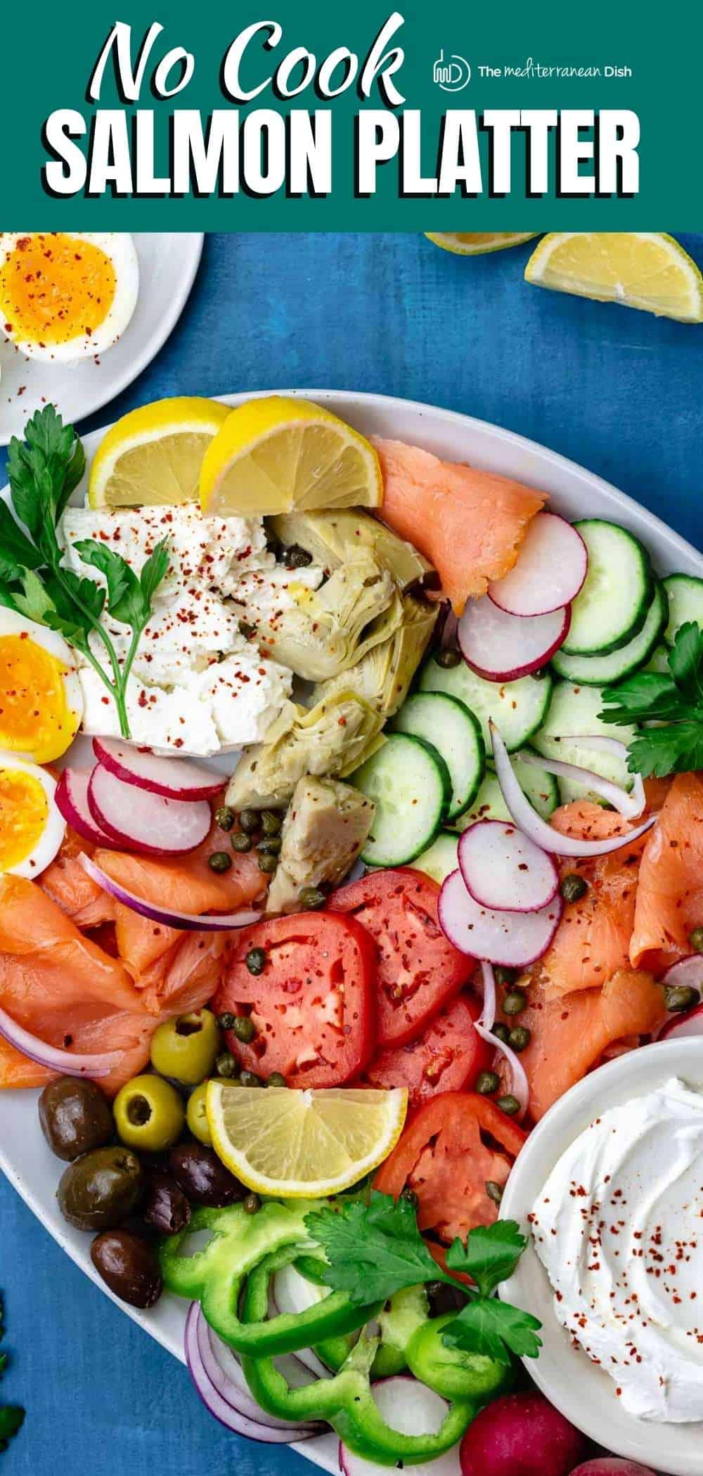 Easy Smoked Salmon Platter | The Mediterranean Dish