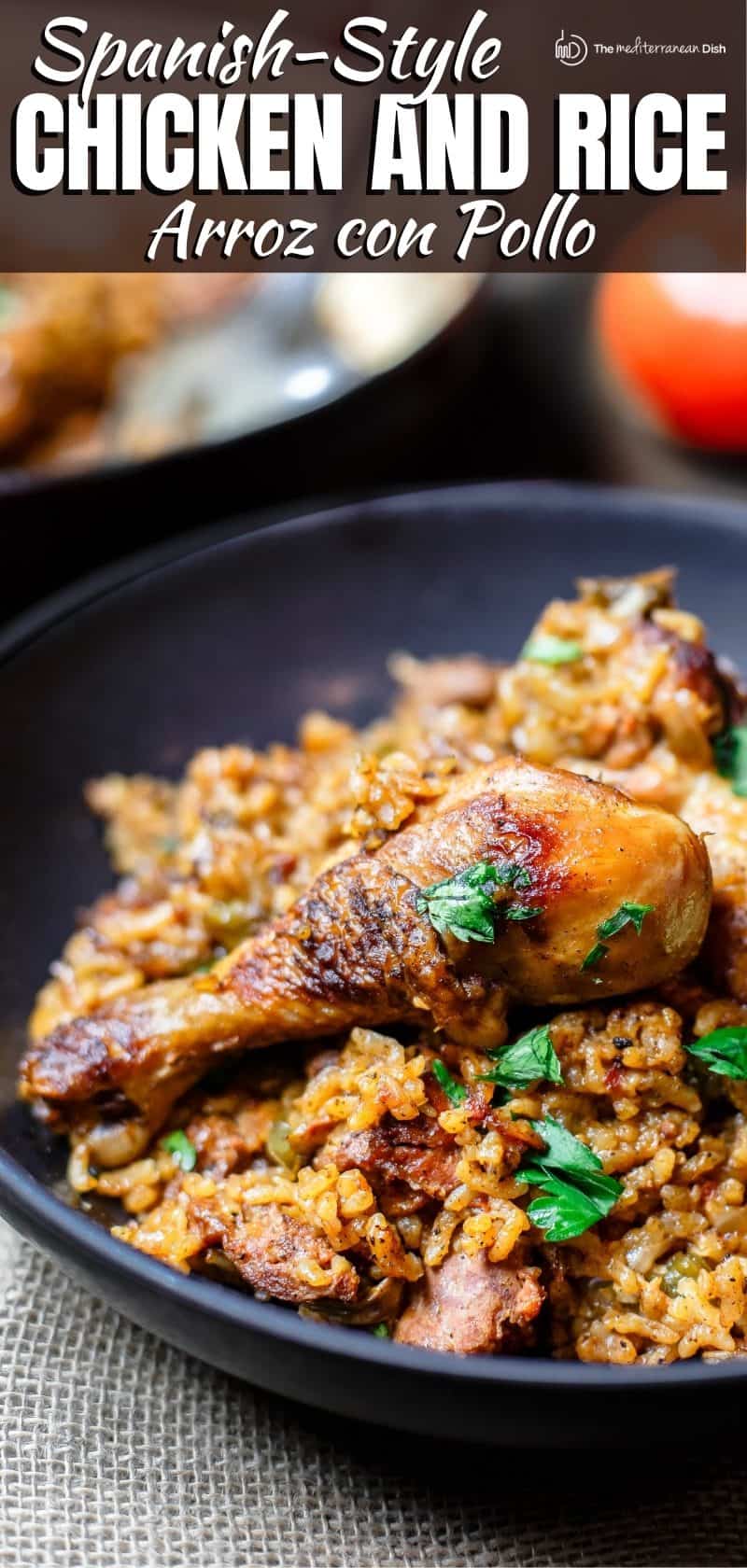 One Pan Spanish Chicken and Rice Recipe (Arroz con Pollo) | The ...