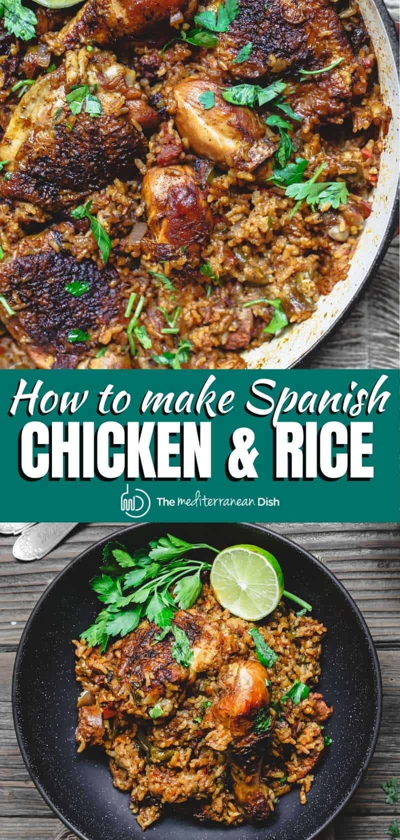 One Pan Spanish Chicken and Rice Recipe (Arroz con Pollo) | The ...
