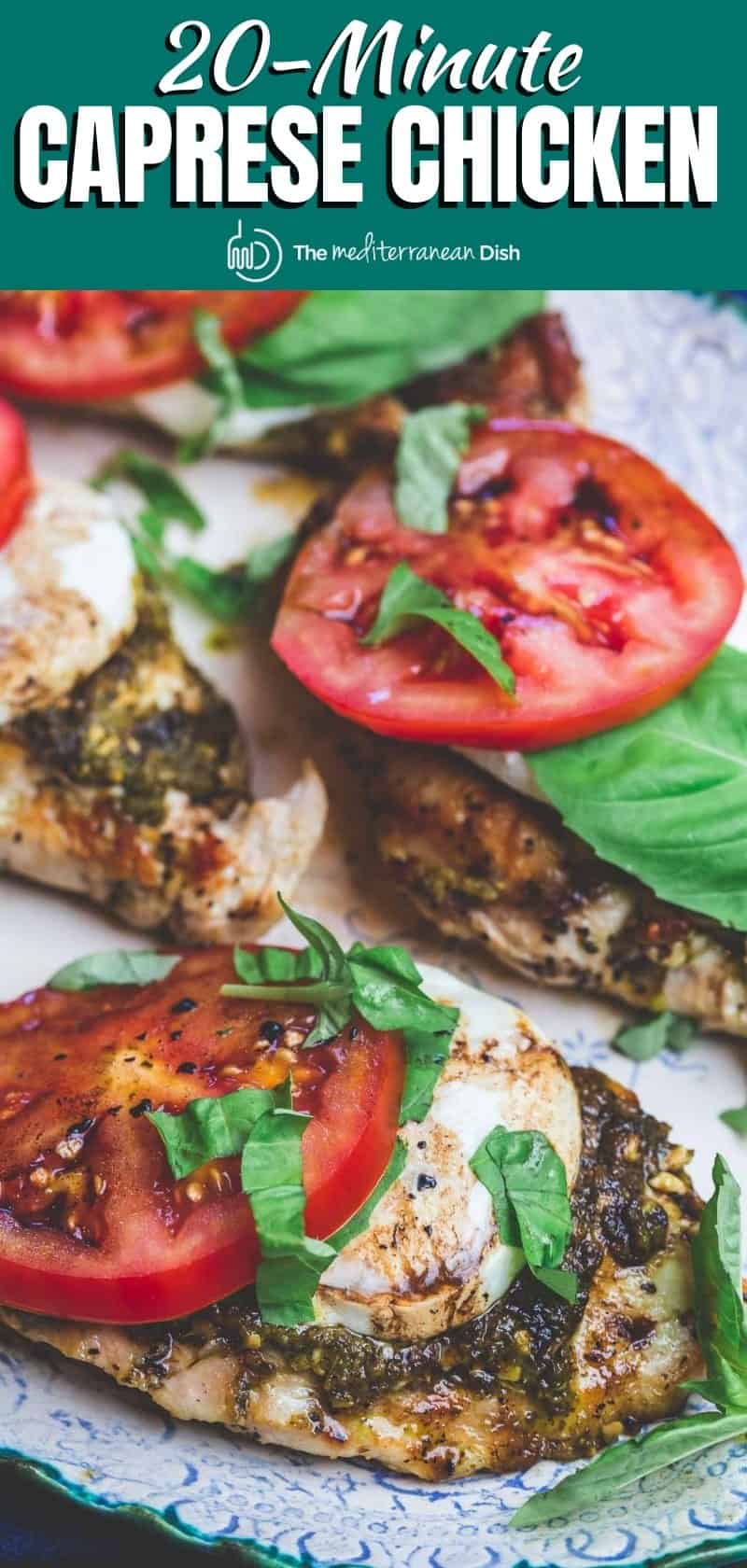 20-Minute Chicken Caprese (Skillet or Grill) | The Mediterranean Dish