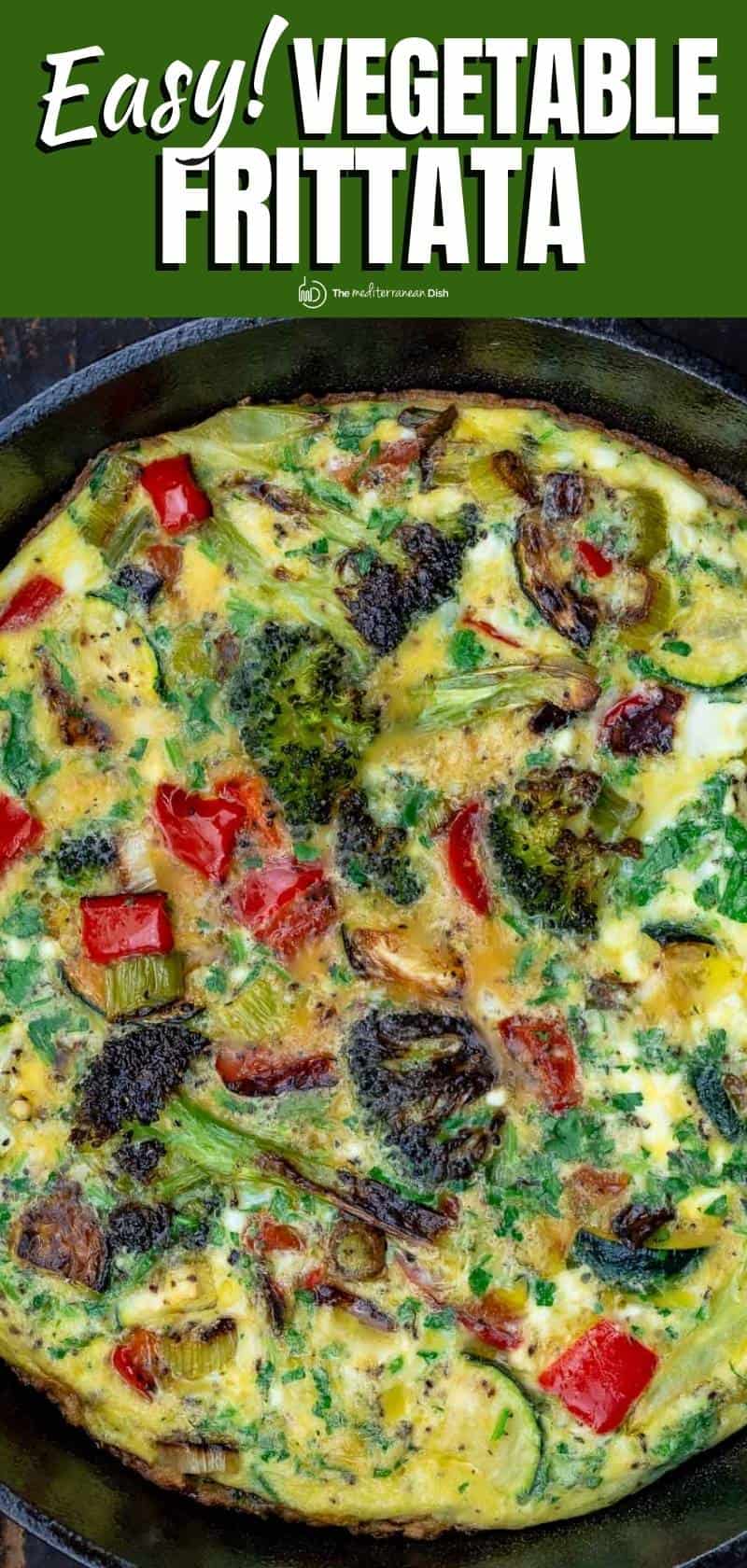Mediterranean Vegetable Frittata - How to Make a Vegetable Frittata ...