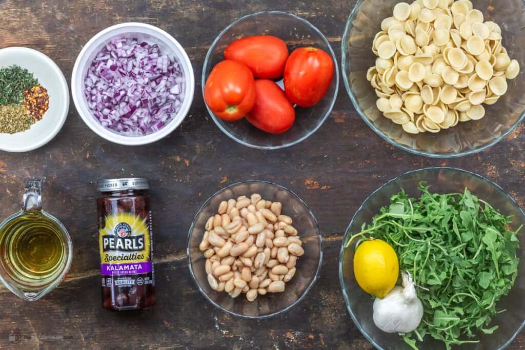 Mediterranean Orecchiette with White Beans & Tomatoes | The ...
