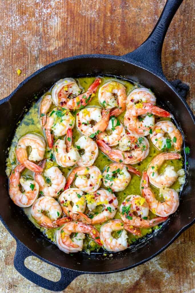Shrimp Scampi l The Mediterranean Dish
