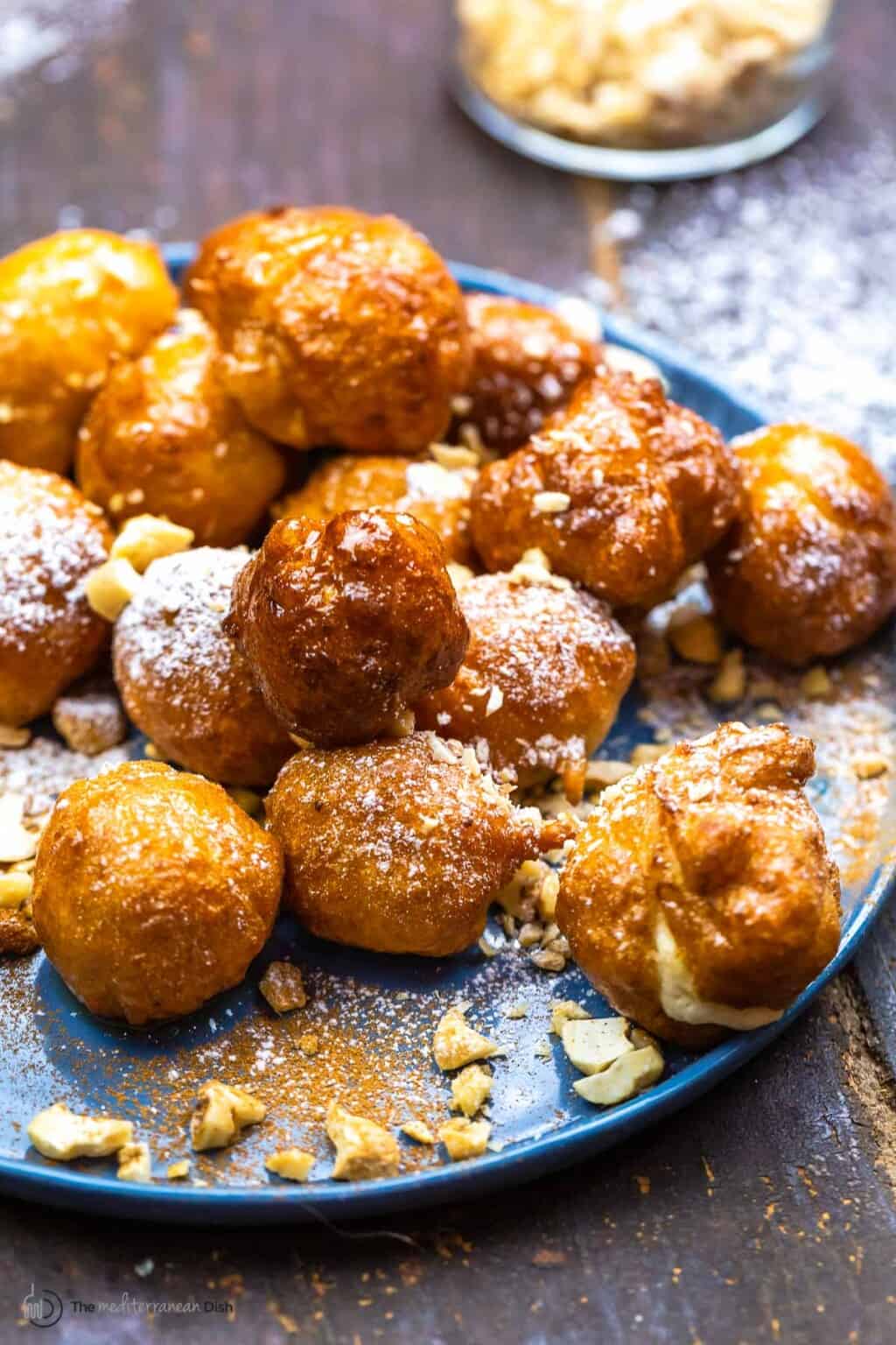 Loukoumades (Greek Donuts with Honey) l The Mediterranean Dish