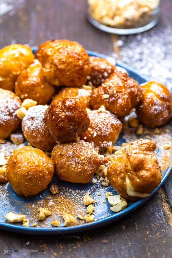 Loukoumades (Greek Donuts with Honey) l The Mediterranean Dish