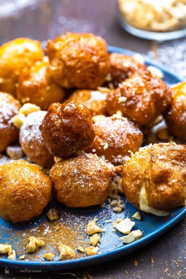 Loukoumades (Greek Donuts with Honey) l The Mediterranean Dish
