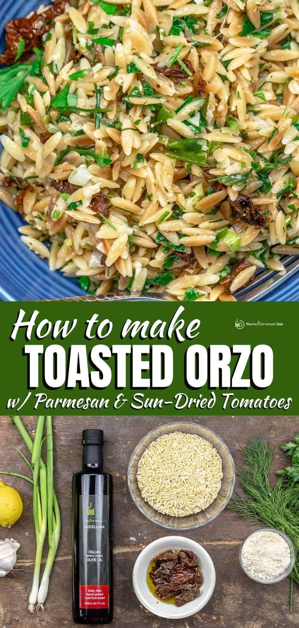 15-Minute Toasted Orzo with Parmesan and Sundried Tomato l The ...