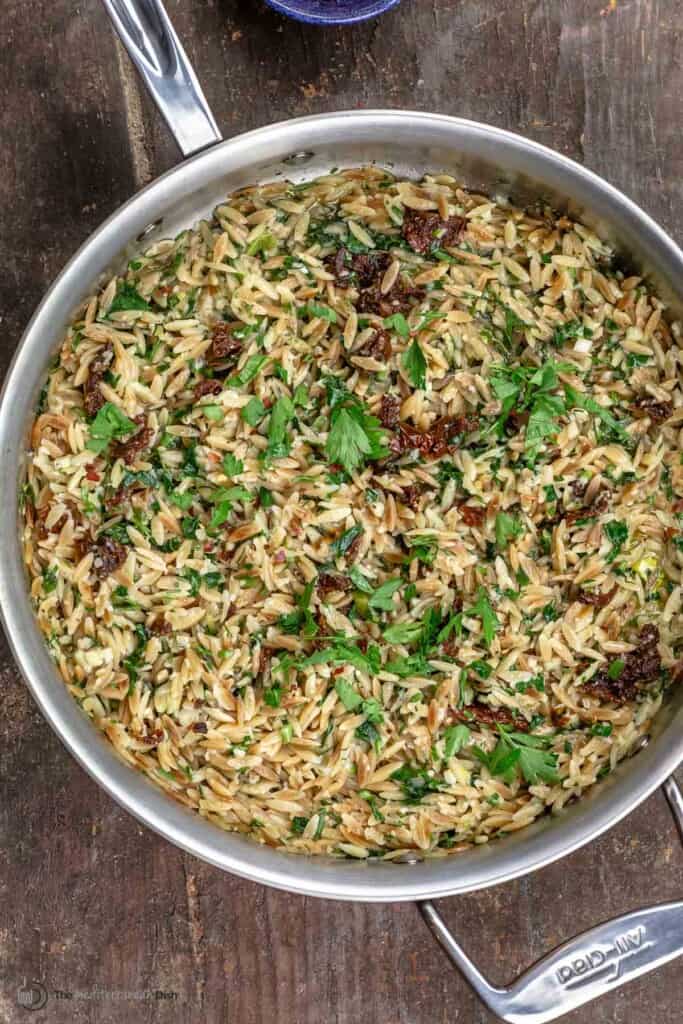 15-Minute Toasted Orzo with Parmesan and Sundried Tomato l The ...